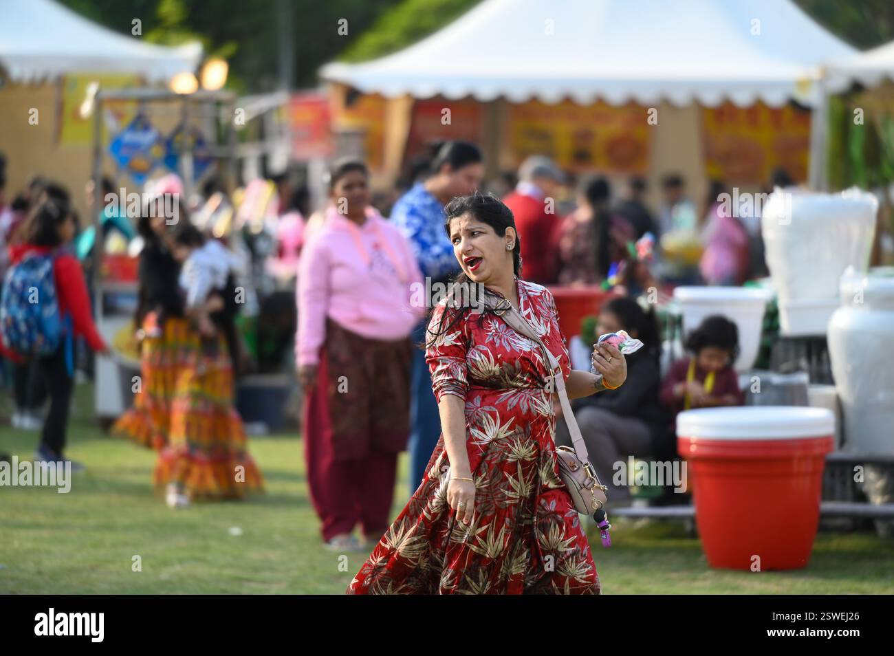 Noida, India. 20th Feb, 2025. NOIDA, INDIA - FEBRUARY 20: Noida Vasant ...