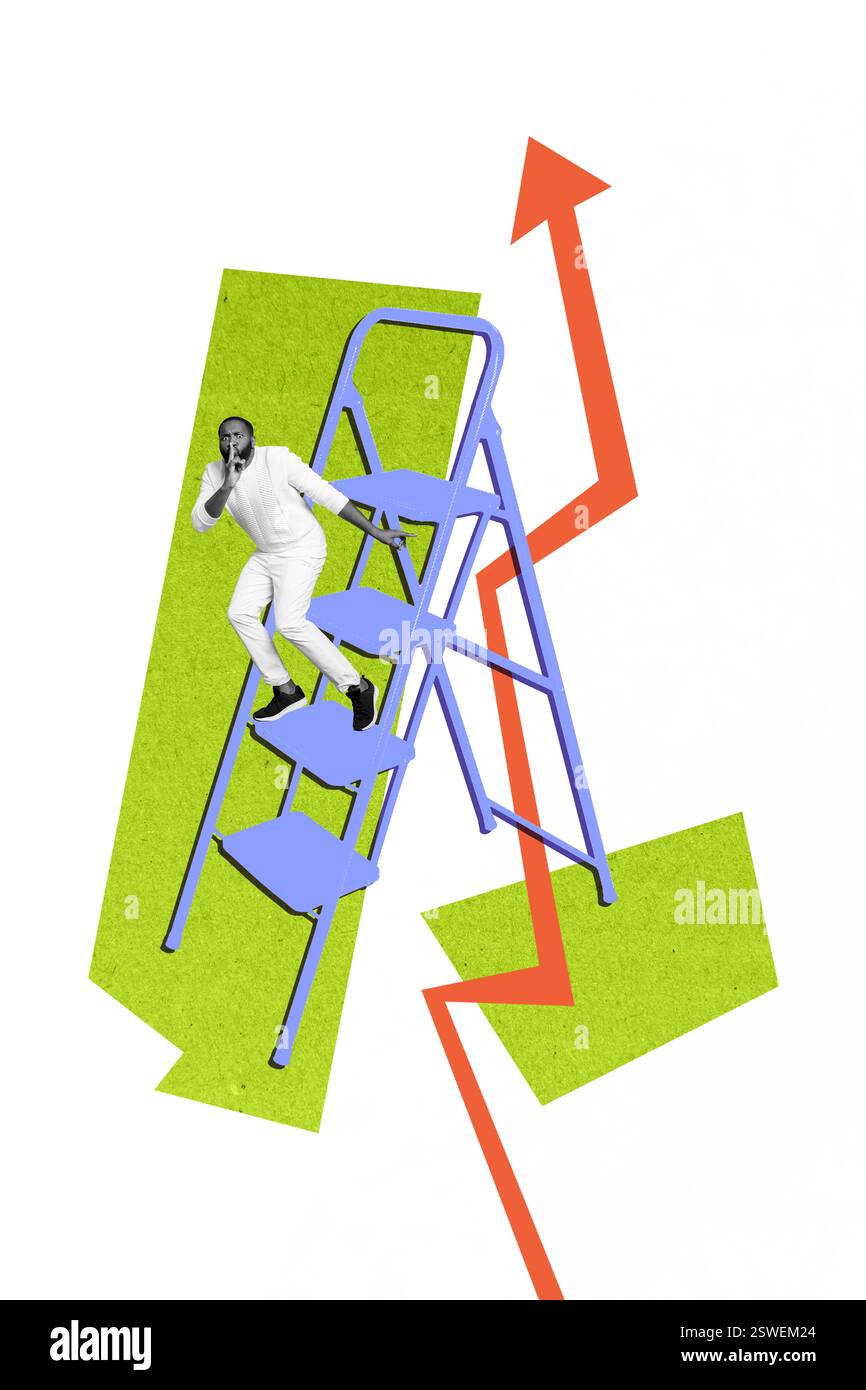 Sketch design trend artwork poster photo collage of hr business human ...