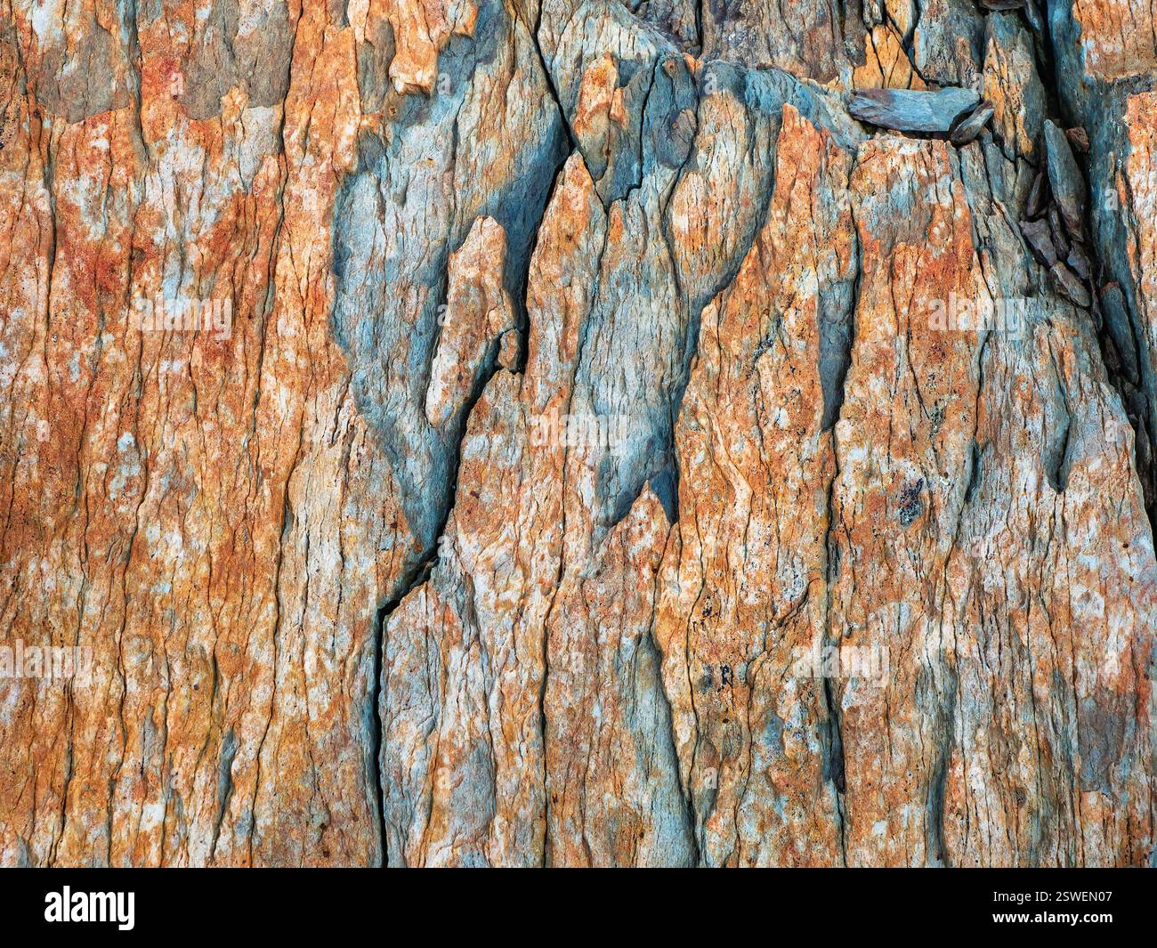 Layered mountain texture. Stone texture. Cross section of rocks ...