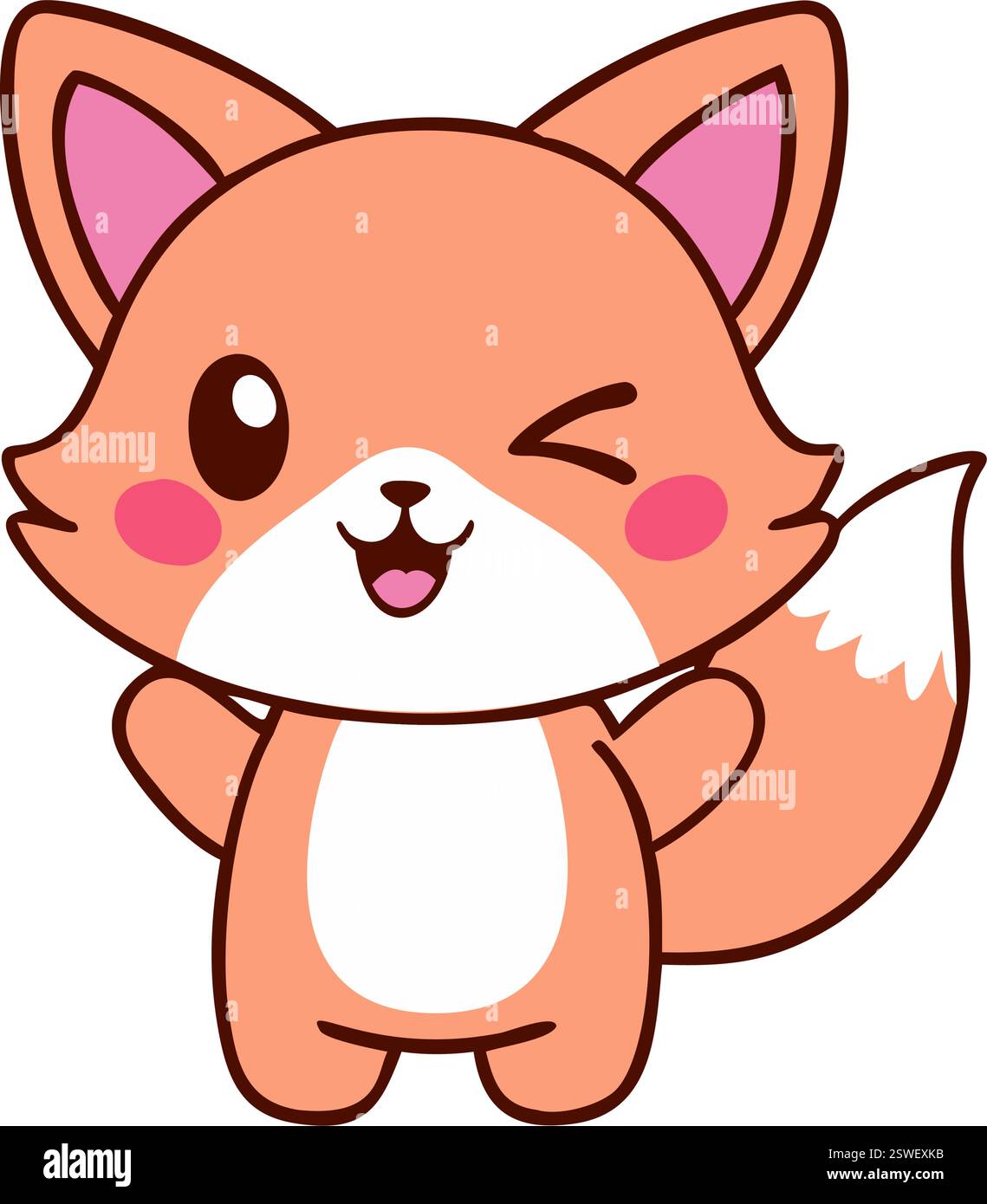 Charming joyful cute little Stock Vector Images - Alamy