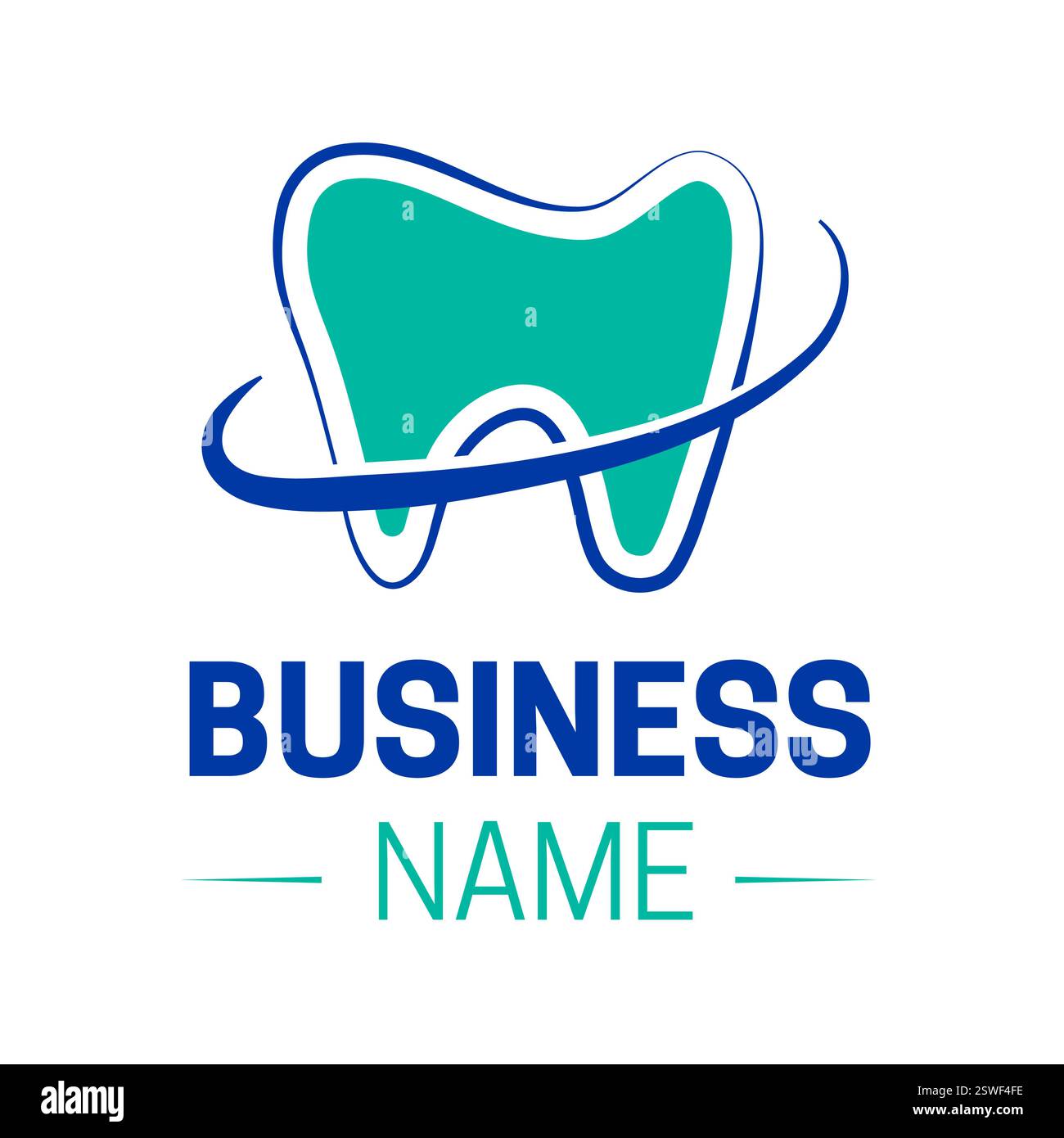 Teal line logo design Stock Vector Images - Alamy