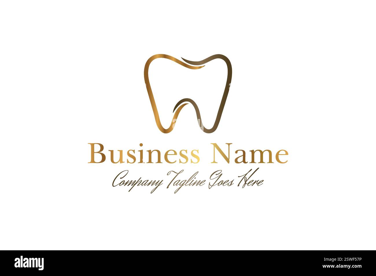 Elegant Gold Tooth Logo for Dentistry Stock Vector Image & Art - Alamy