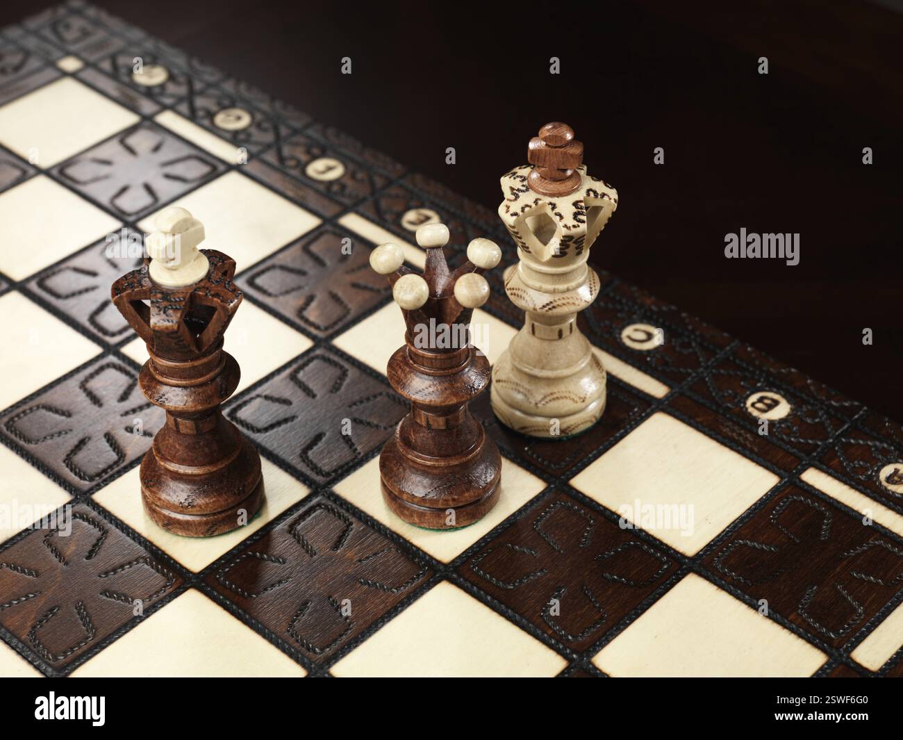 Checkmate situation on a chessboard Stock Photo - Alamy