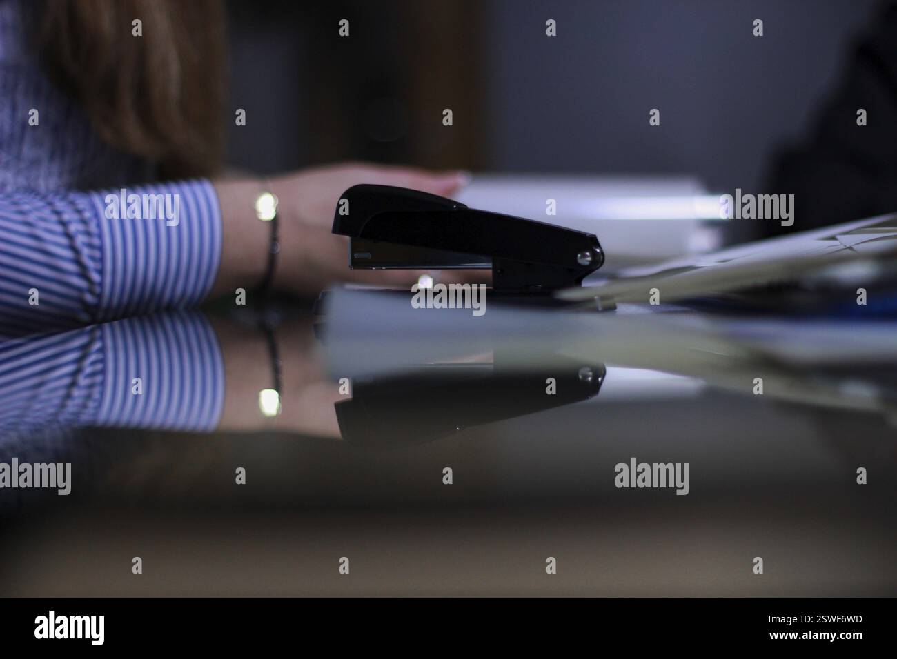 Client and boss meeting in an office asking for a quotation Stock Photo ...