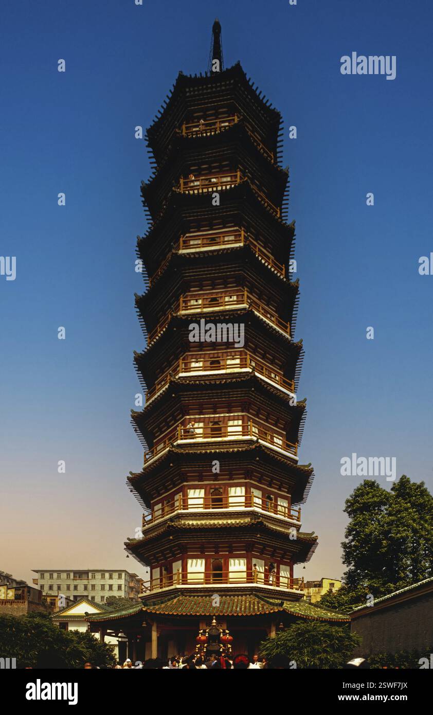 Temple of the Six Banyan Trees, Canton, China, Asia Stock Photo - Alamy