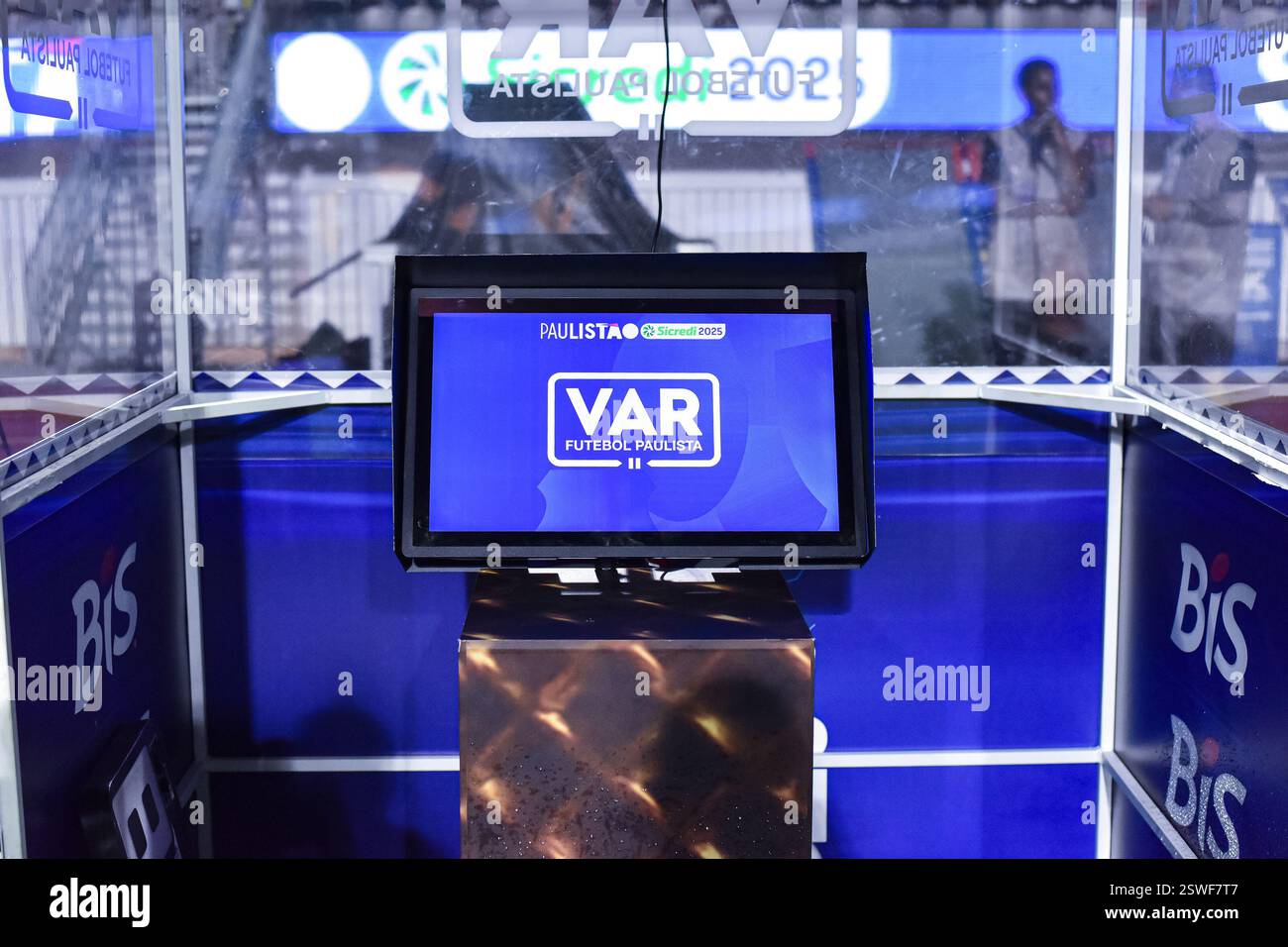 SÃO PAULO, SP - 20.02.2025: PORTUGUESA X SÃO BERNARDO - VAR booth ...