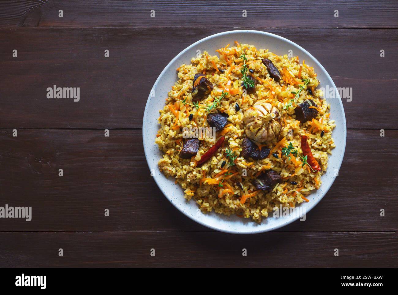 Asian pilaf hi-res stock photography and images - Alamy