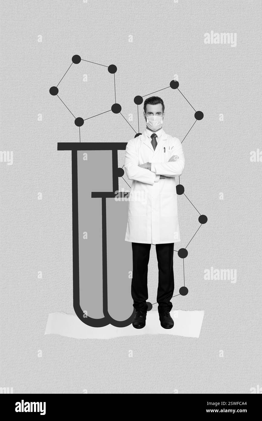 Contemporary art collage big Black and White Stock Photos & Images - Alamy