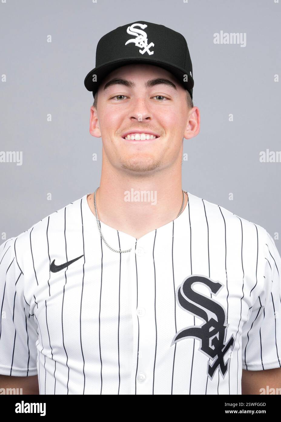 This is a 2025 photo of pitcher Eric Alder of the Chicago White Sox ...