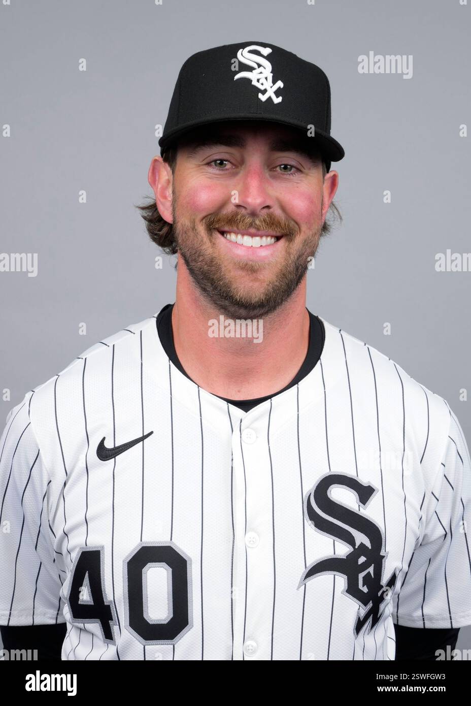 This is a 2025 photo of pitcher Tyler Gilbert of the Chicago White Sox ...
