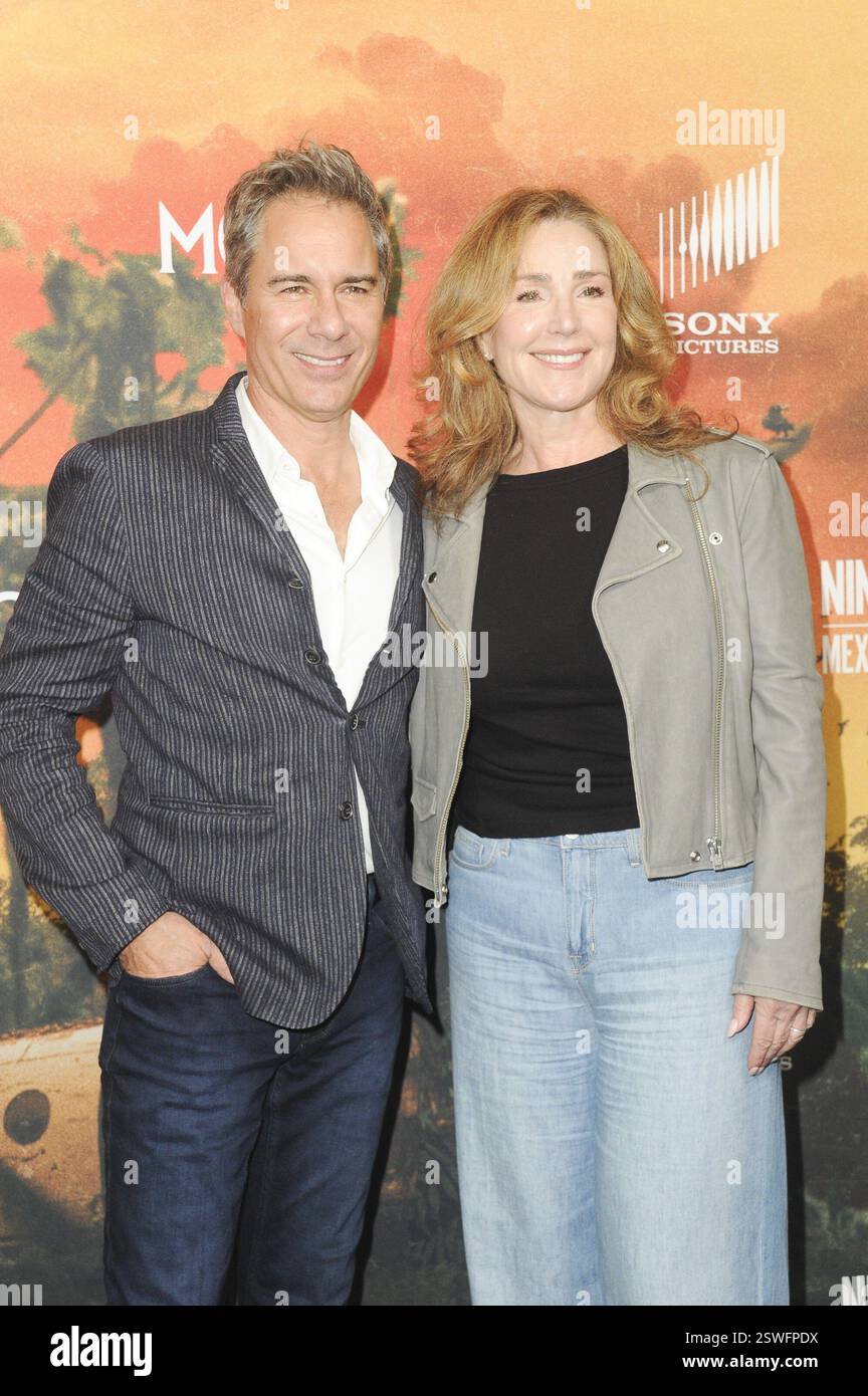 Ca. 20th Feb, 2025. Eric McCormack, Peri Gilpin at arrivals for NINE ...