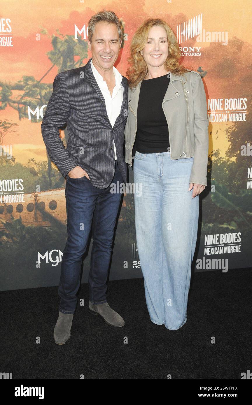 Ca. 20th Feb, 2025. Eric McCormack, Peri Gilpin at arrivals for NINE ...