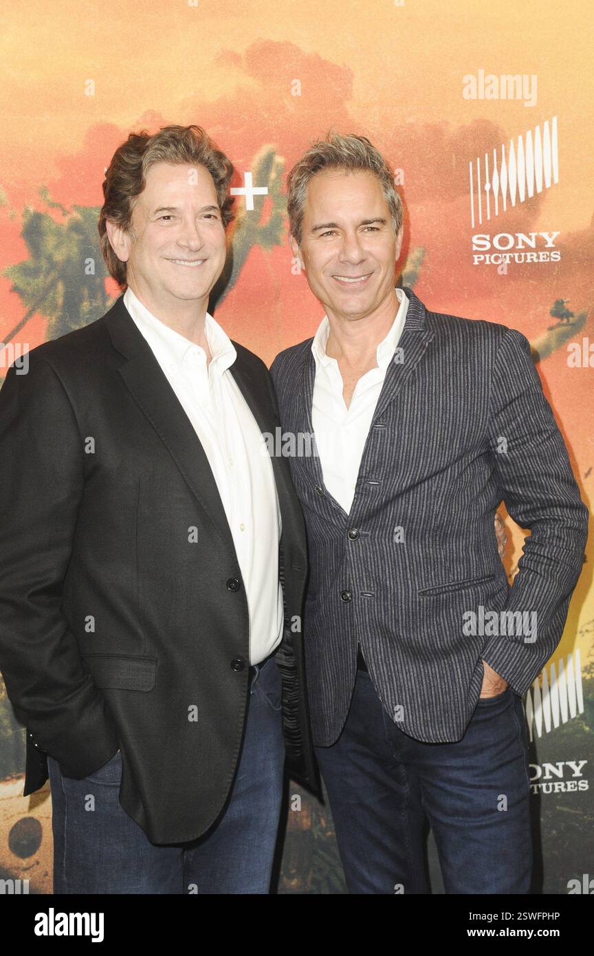 Ca. 20th Feb, 2025. Michael Wright, Eric McCormack at arrivals for NINE BODIES IN A MEXICAN ...