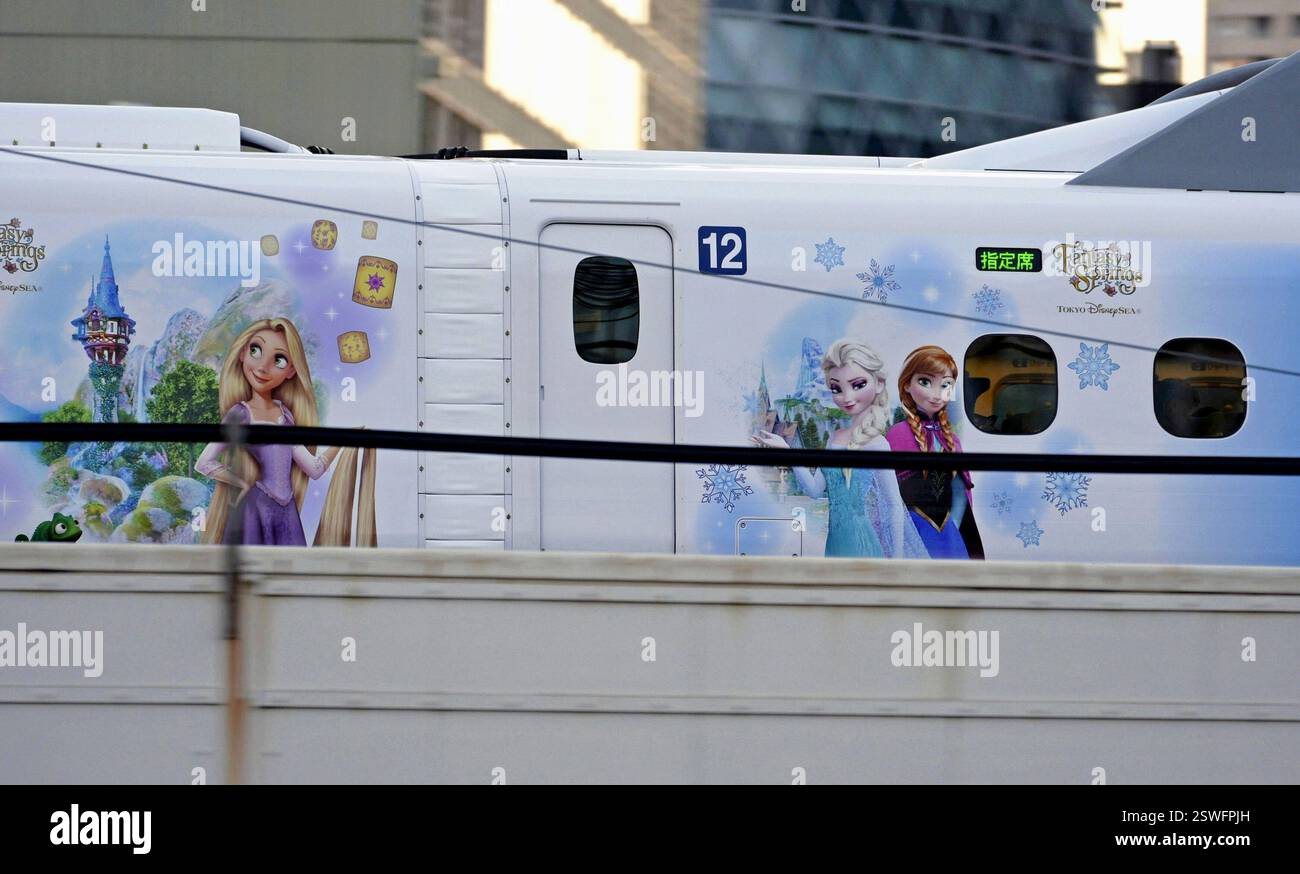 A Disney-themed shinkansen bullet train inspired by Tokyo DisneySea's ...