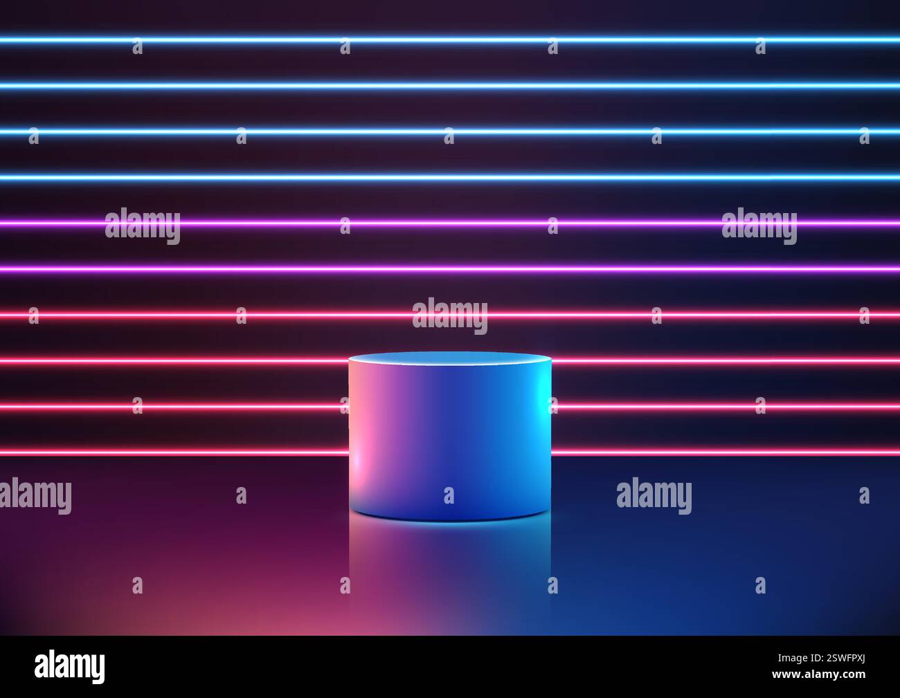 Futuristic luminous lights Stock Vector Images - Alamy