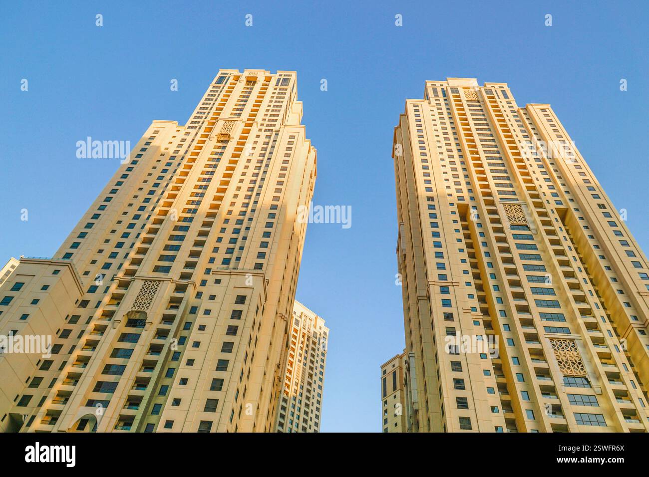 Modern high-rise buildings. Background architecture Dubai Marina. Dubai ...
