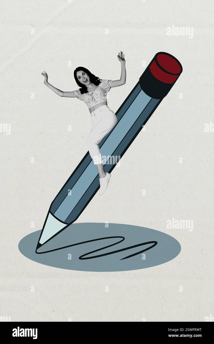 Trend artwork sketch design montage collage of illustration huge size ...