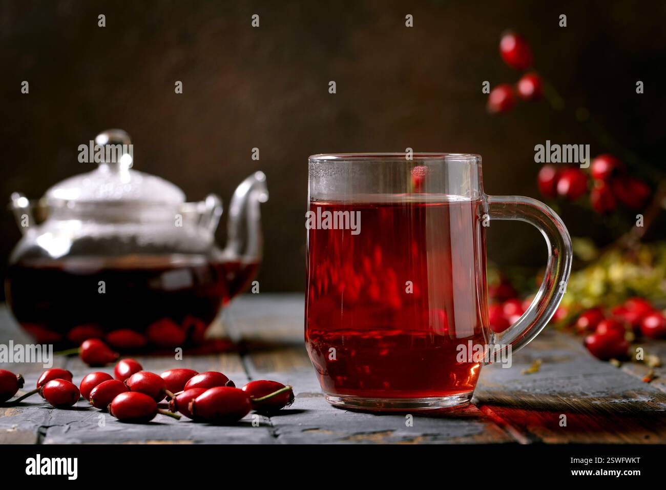 Rose hip tea in hi-res stock photography and images - Alamy