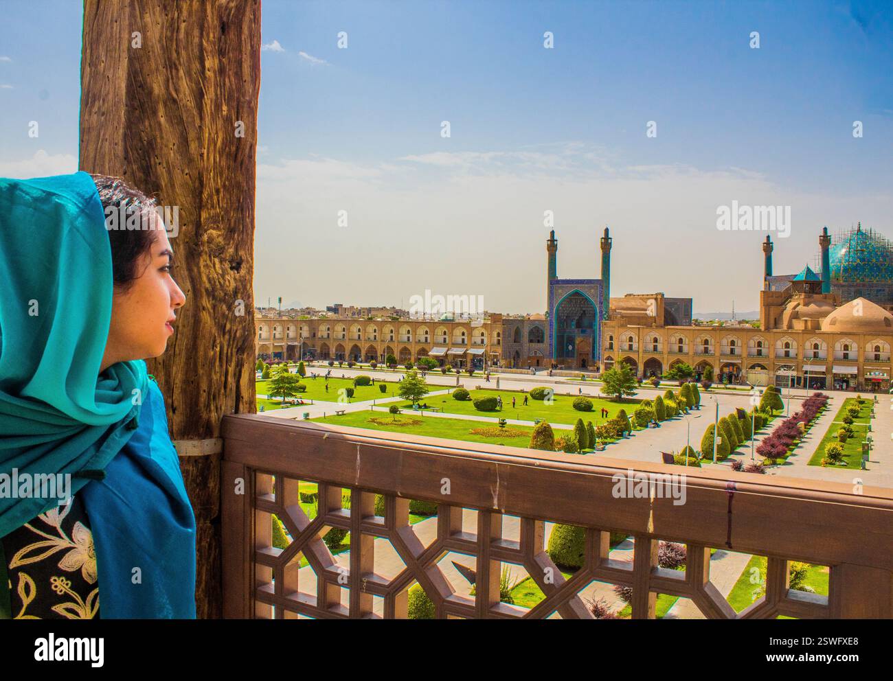 Ali Qapu is an imperial palace in Isfahan, Iran. It is located on the ...