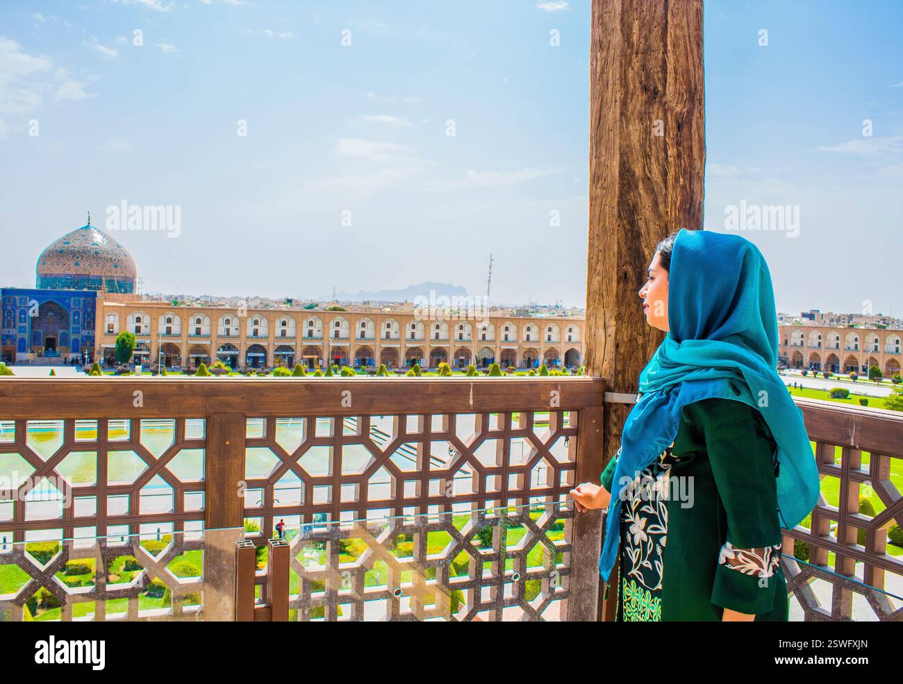 Ali Qapu is an imperial palace in Isfahan, Iran. It is located on the ...