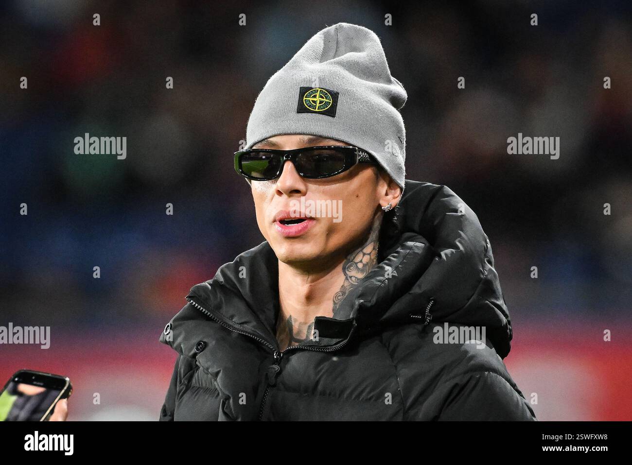 Oakley NEIL H.T CAESAR-SU (Central Cee) during the French championship ...