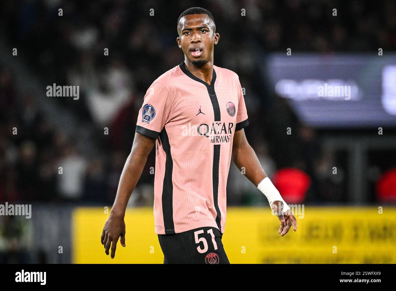 Paris, France. 27th Sep, 2024. Willian PACHO of PSG during the French ...