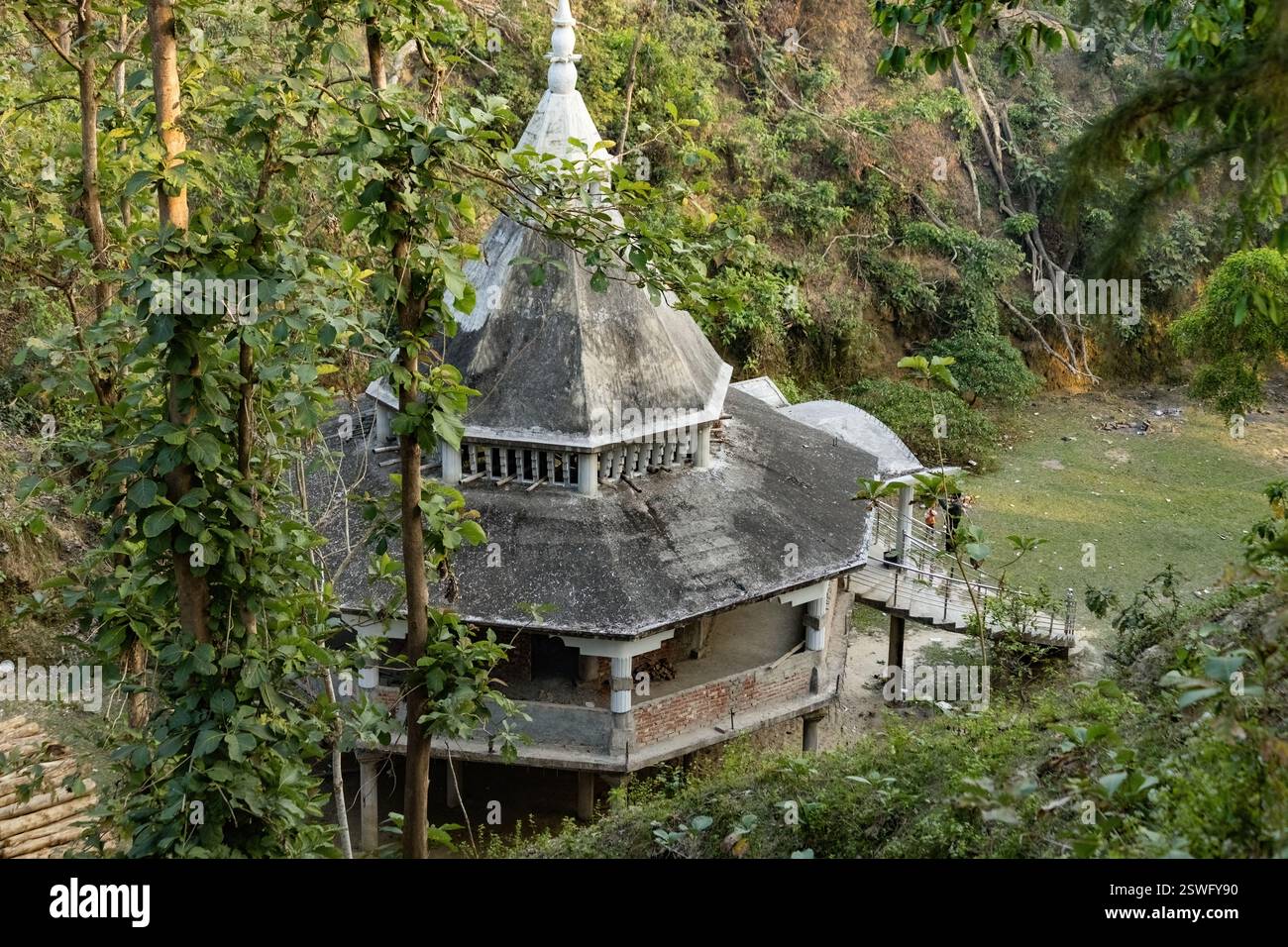 Buddhist temple details in Cox's Bazar district close to the Myanmar ...
