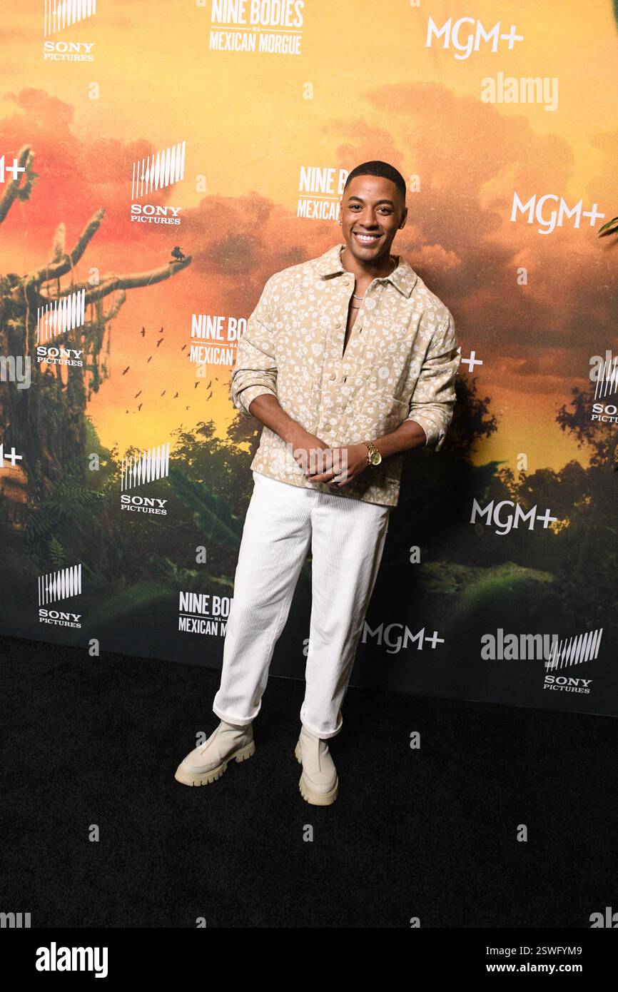 Culver City, California, USA 20th February 2025 Actor Justiin Davis ...