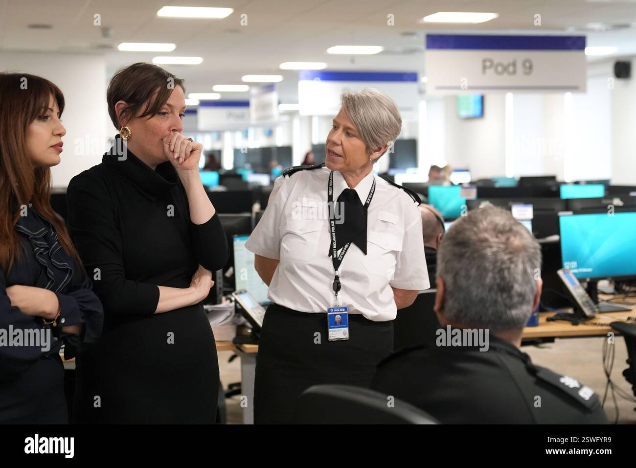Safeguarding Minister Jess Phillips (second from left) and campaigner ...