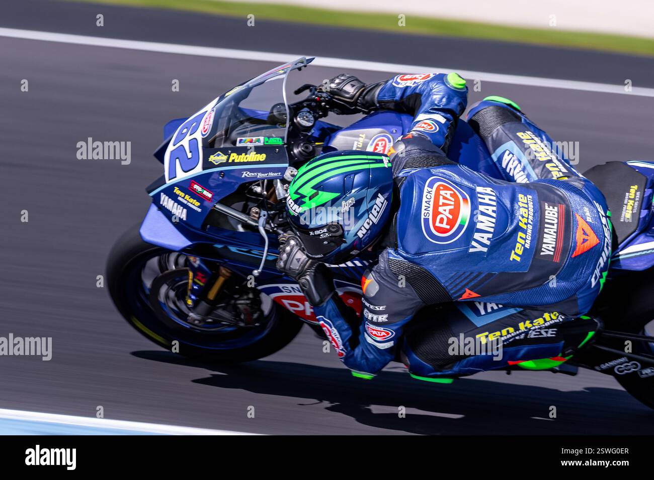 Phillip Island, Australia, 21 February, 2025. Stefano Manzi (ITA ...