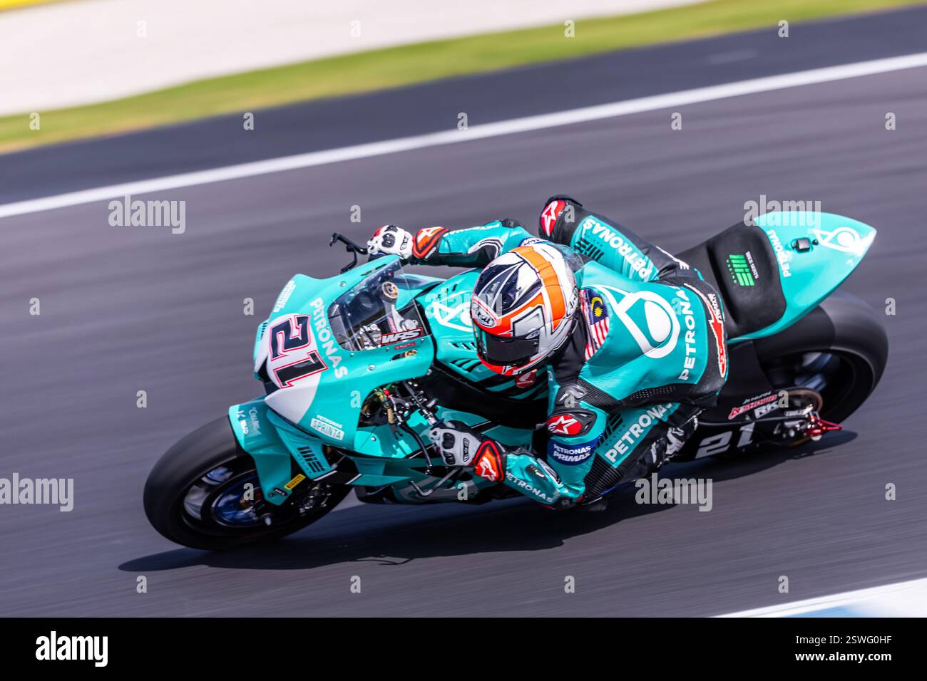 Phillip Island, Australia, 21 February, 2025. Zaqhwan Zaidi (MYS ...