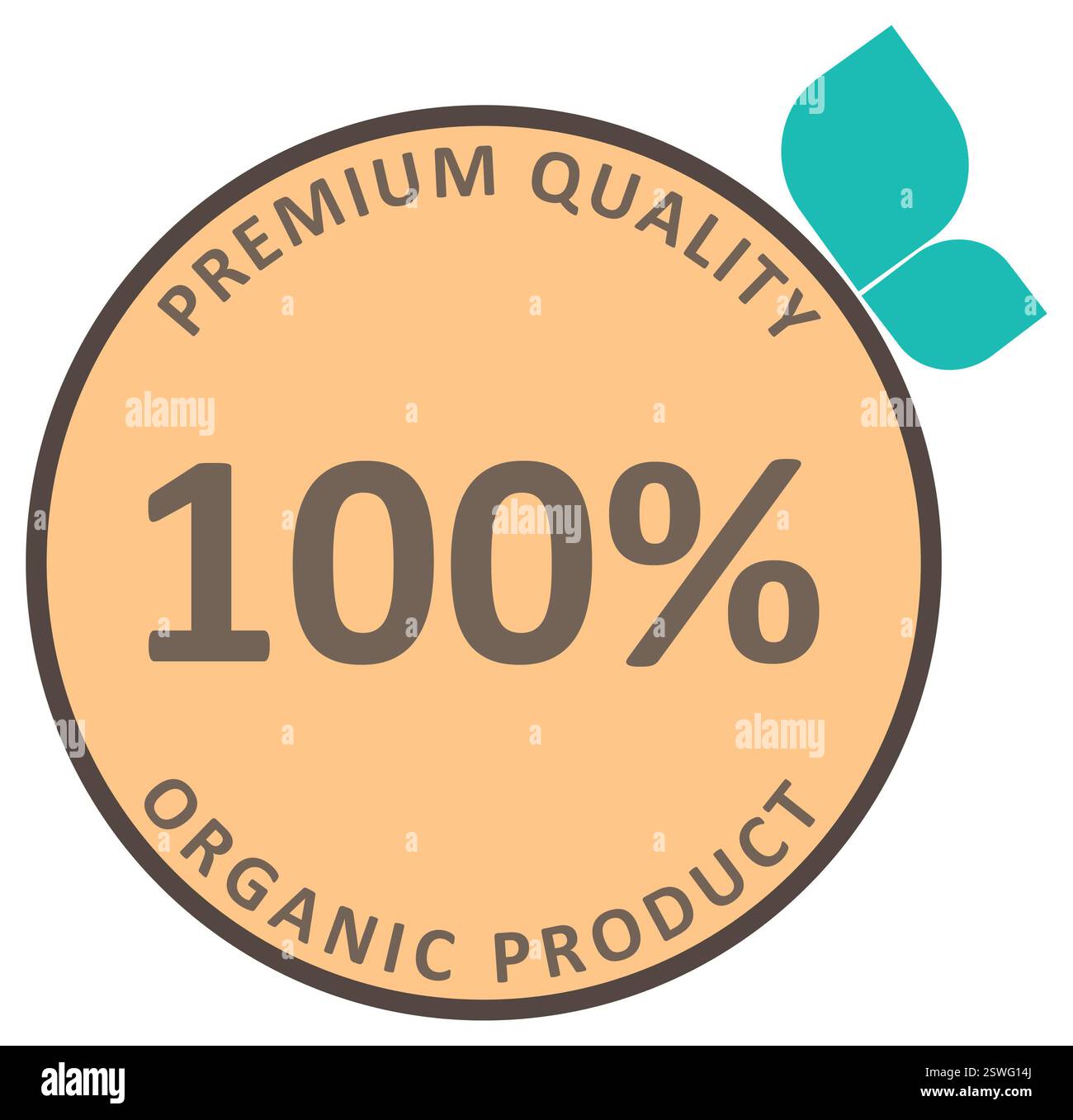 Organic Product Label Sign Stock Photo - Alamy