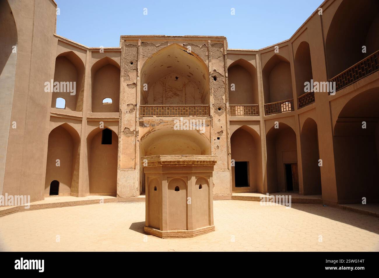 Verderabad Friday Mosque was built in medieval times. The brick ...