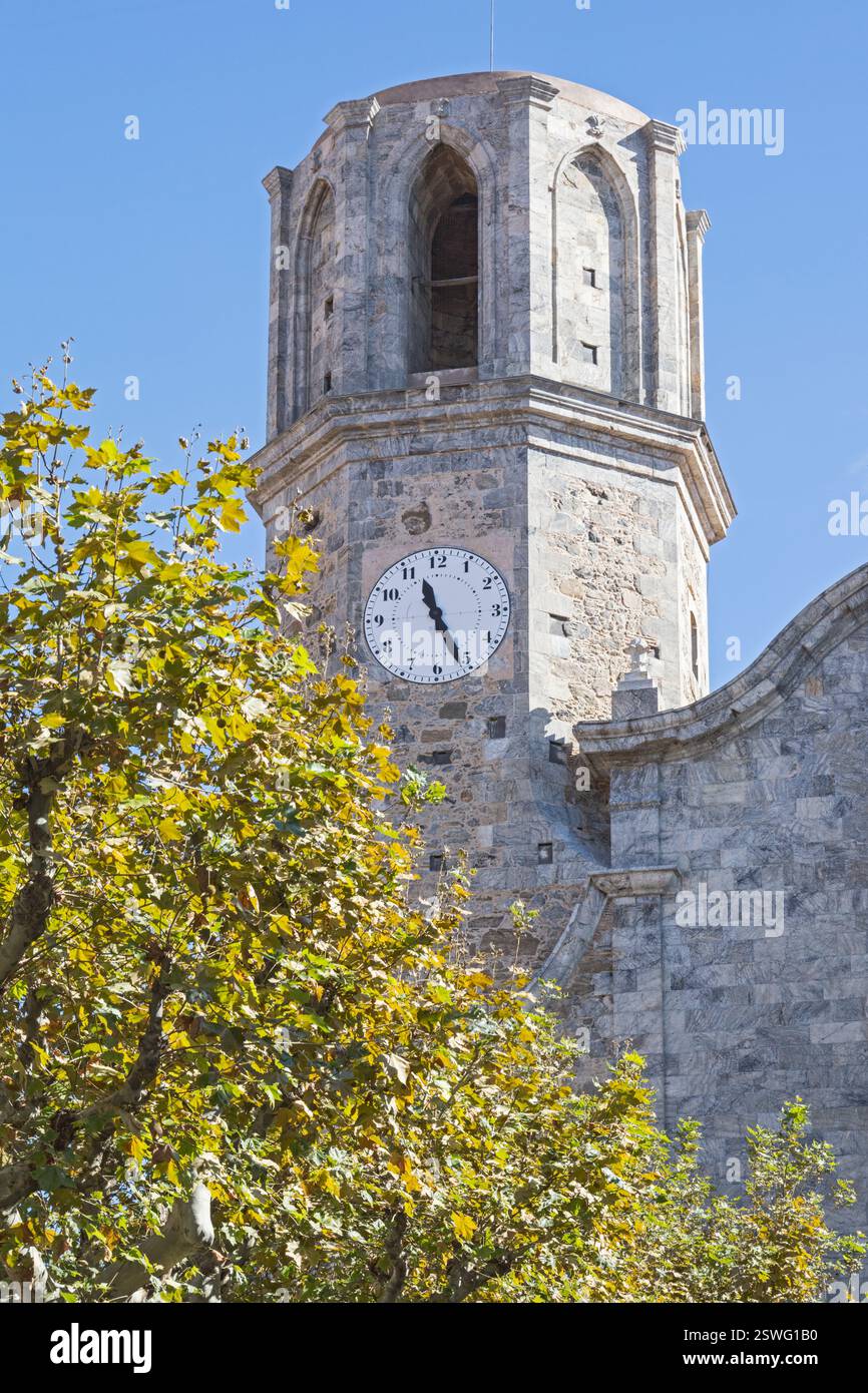 Esglesia de Sant Nicolau (built 1761-83), Malgrat de Mar, Costa Brava ...