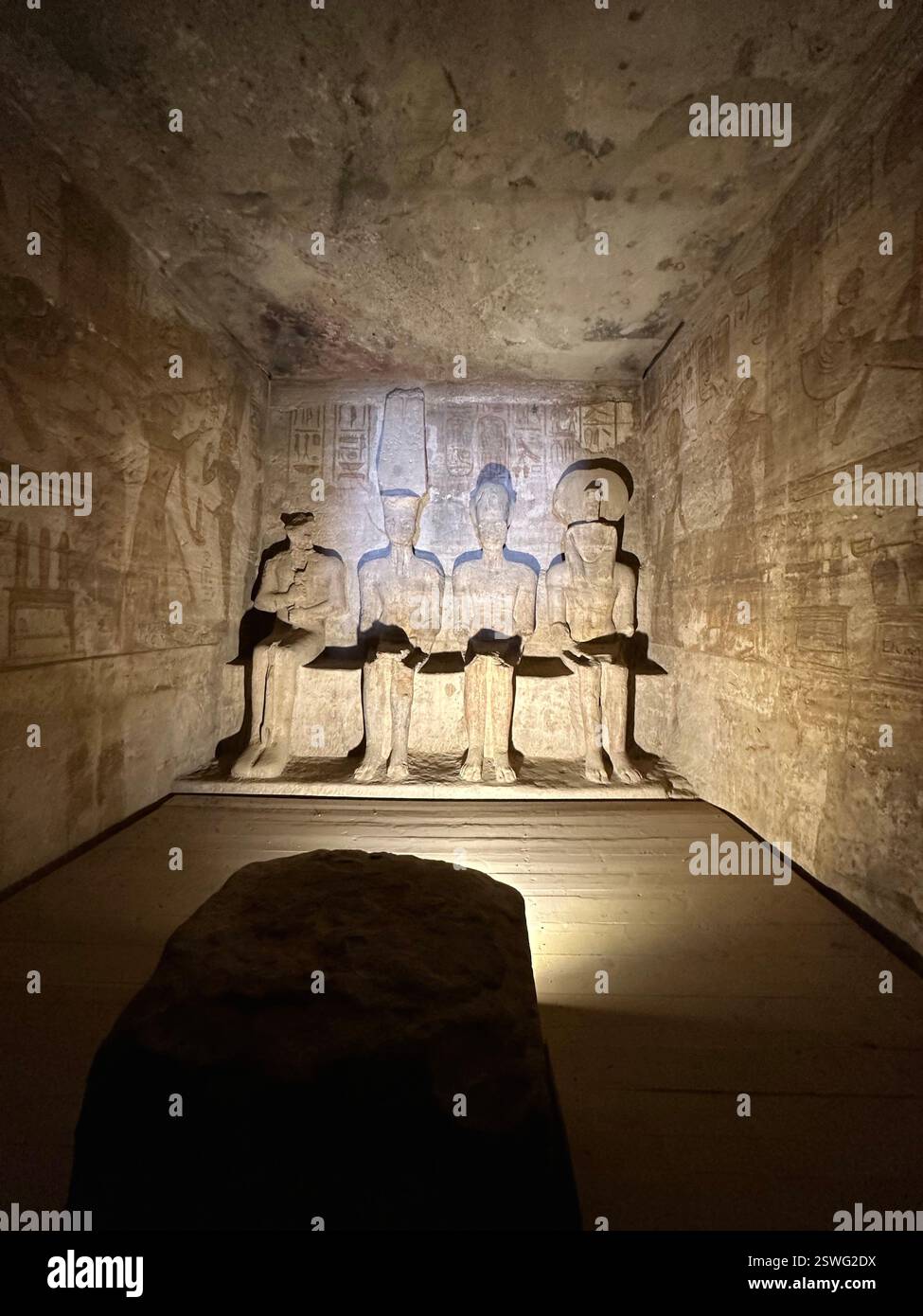 Sun's rays reach into the innermost sanctuary to illuminate the seated ...