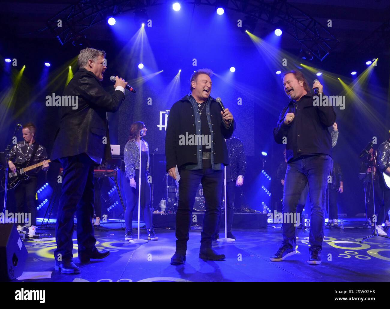 The Frontmen onstage at BBR Music Group/BMG Nashville’s Decades Party ...