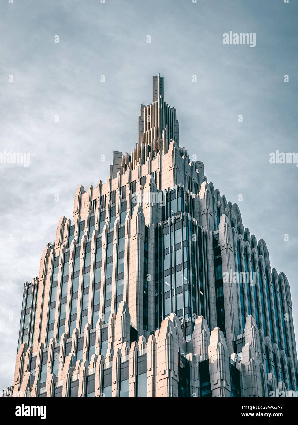 Military style building Business Center Armory in Moscow Stock Photo ...