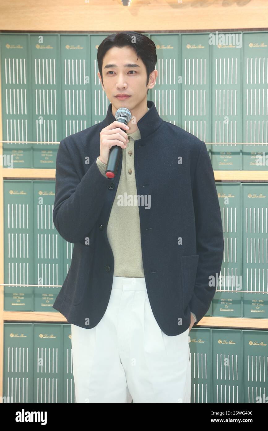 Taiwanese actor, model, and musician Jasper Liu attends an activity in ...