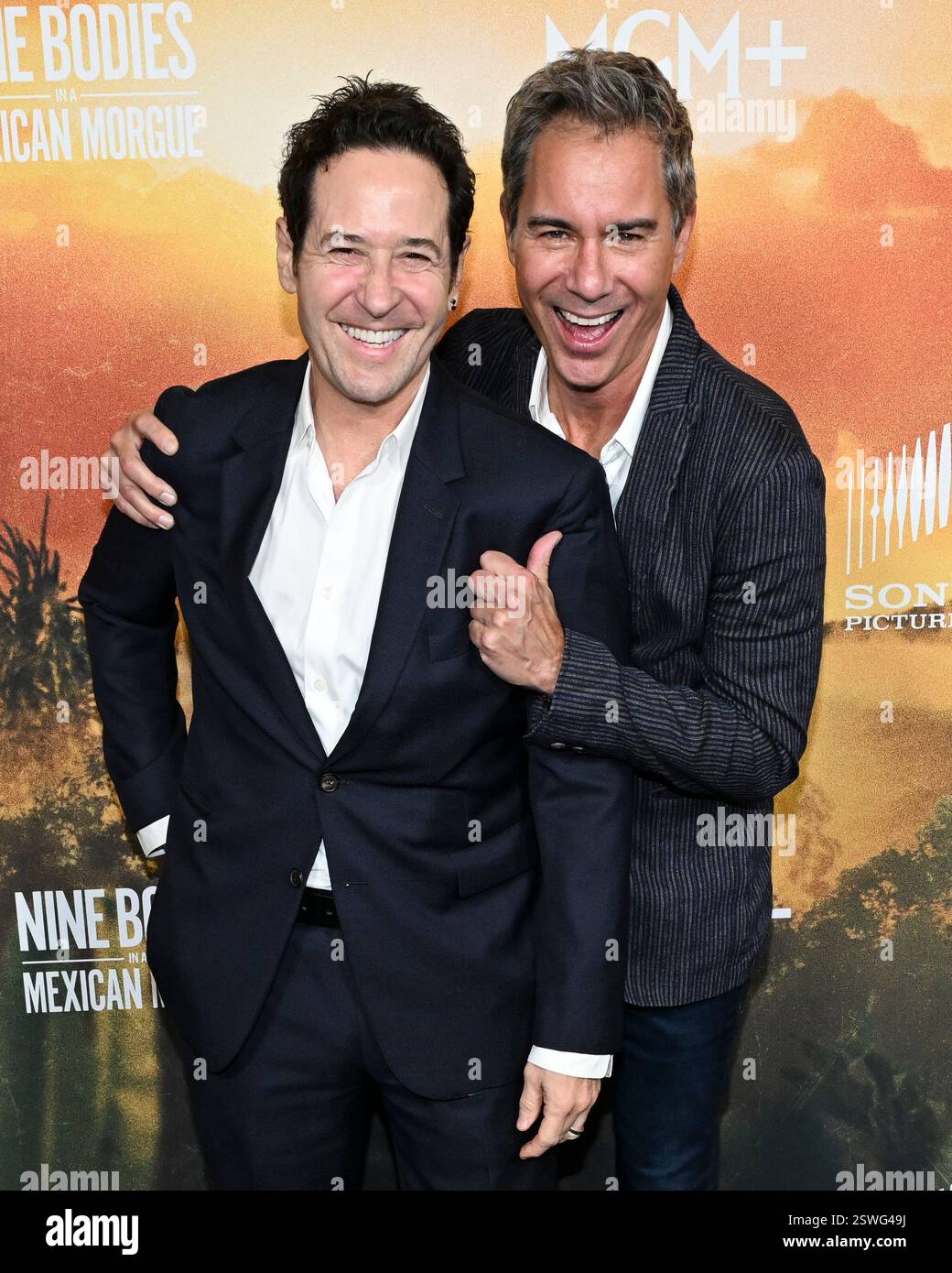 Culver City, California, USA. 20th Feb, 2025. Rob Morrow and Eric McCormack. "Nine Bodies in a ...