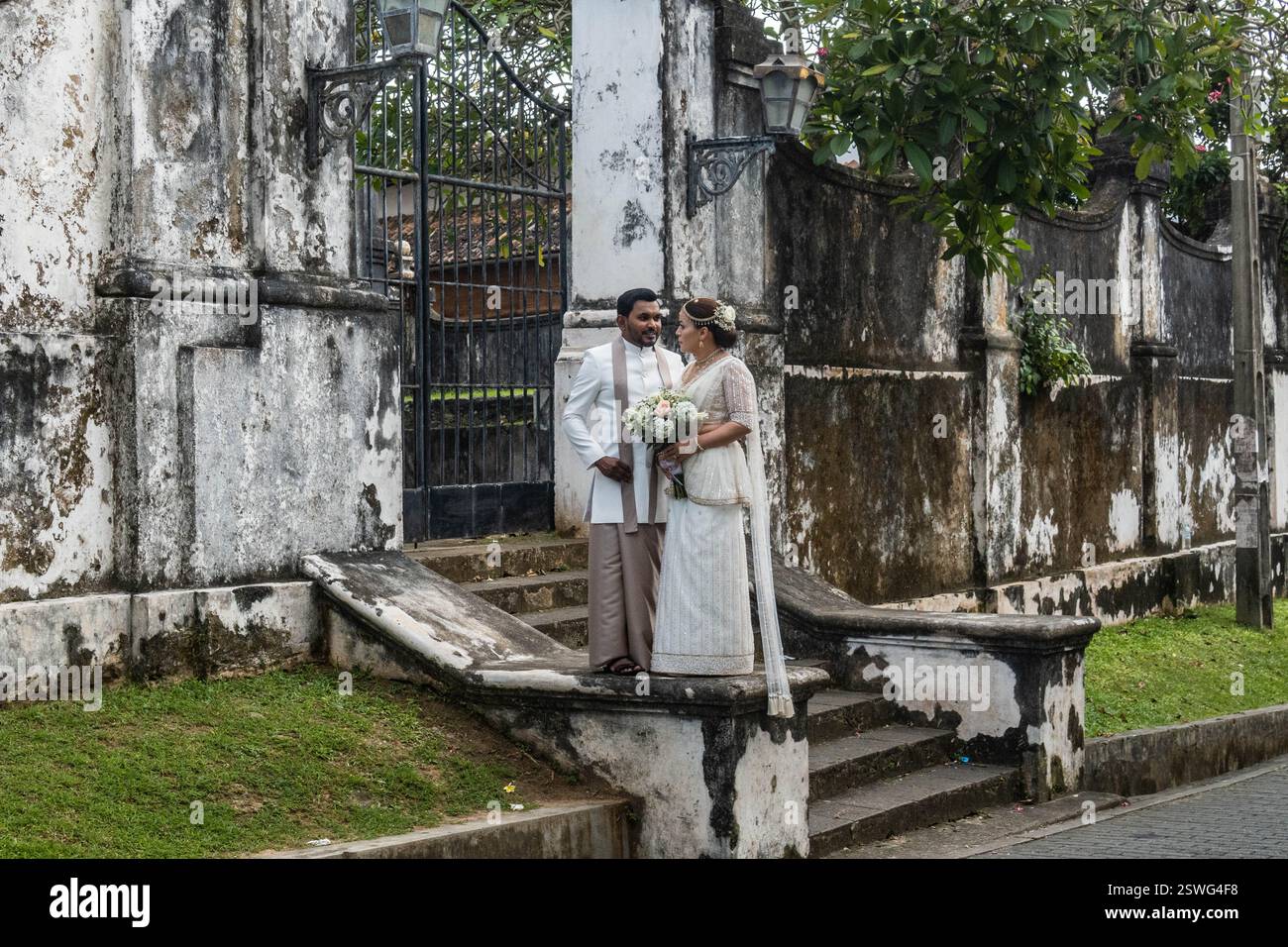 The Dutch Reformed Church (Groote Kerk), Galle, Sri Lanka Stock Photo ...