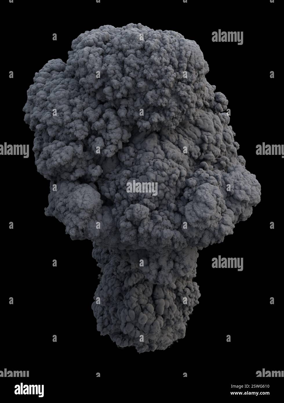 Advanced smoke simulation designed for VFX projects, showcasing dense ...
