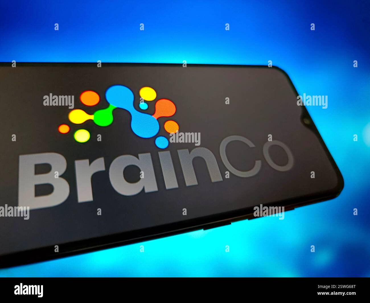 SUQIAN, CHINA - FEBRUARY 21, 2025 - An illustration shows the LOGO of ...