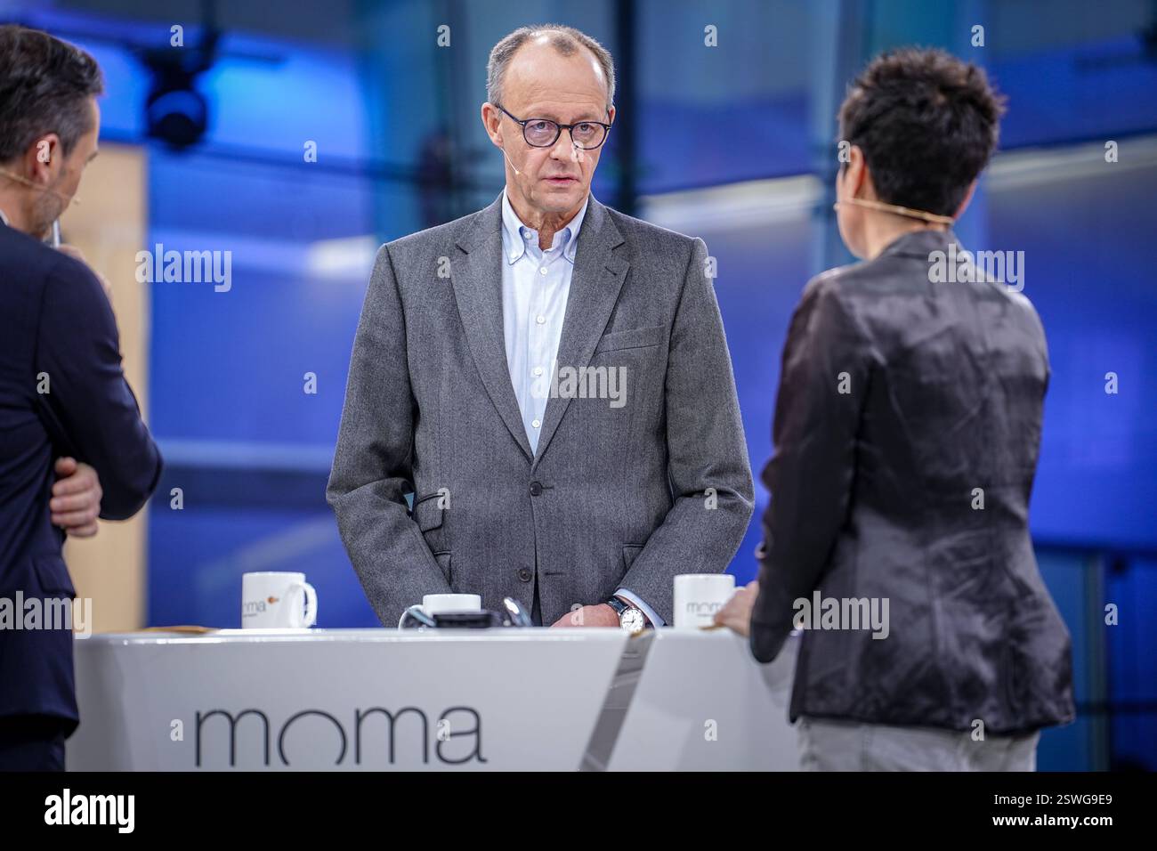 Berlin, Germany. 21st Feb, 2025. Friedrich Merz, CDU candidate for ...