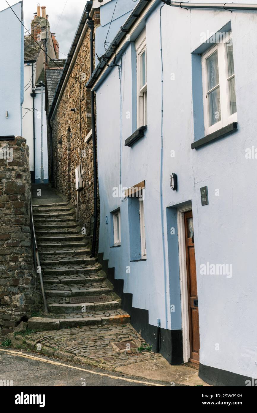 Appledore North Devon - One of the many quaint narrow back streets in ...