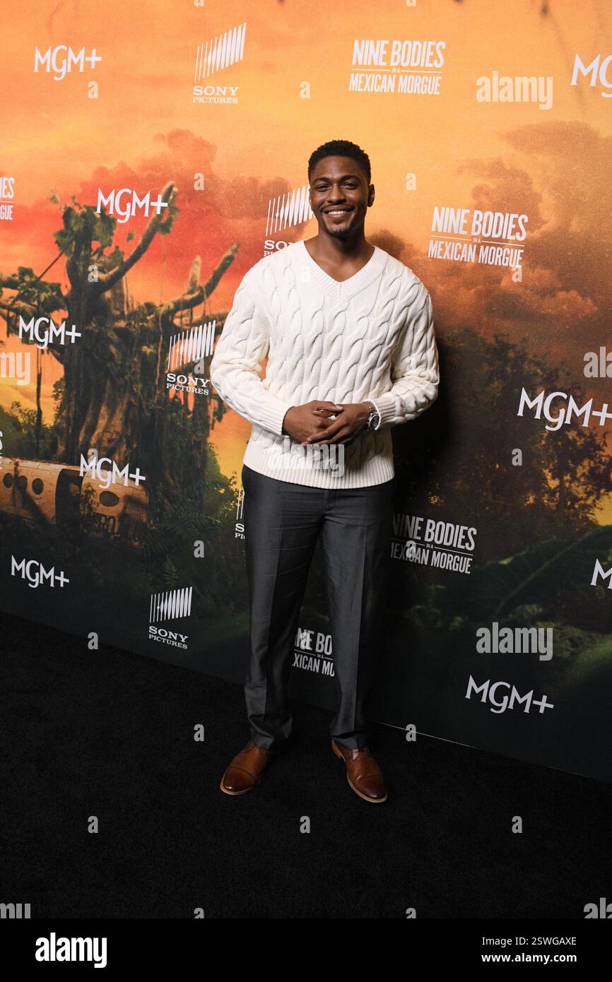 Culver City, California, USA 20th February 2025 Justin Cornwell attends MGM+ Nine Bodies In A ...