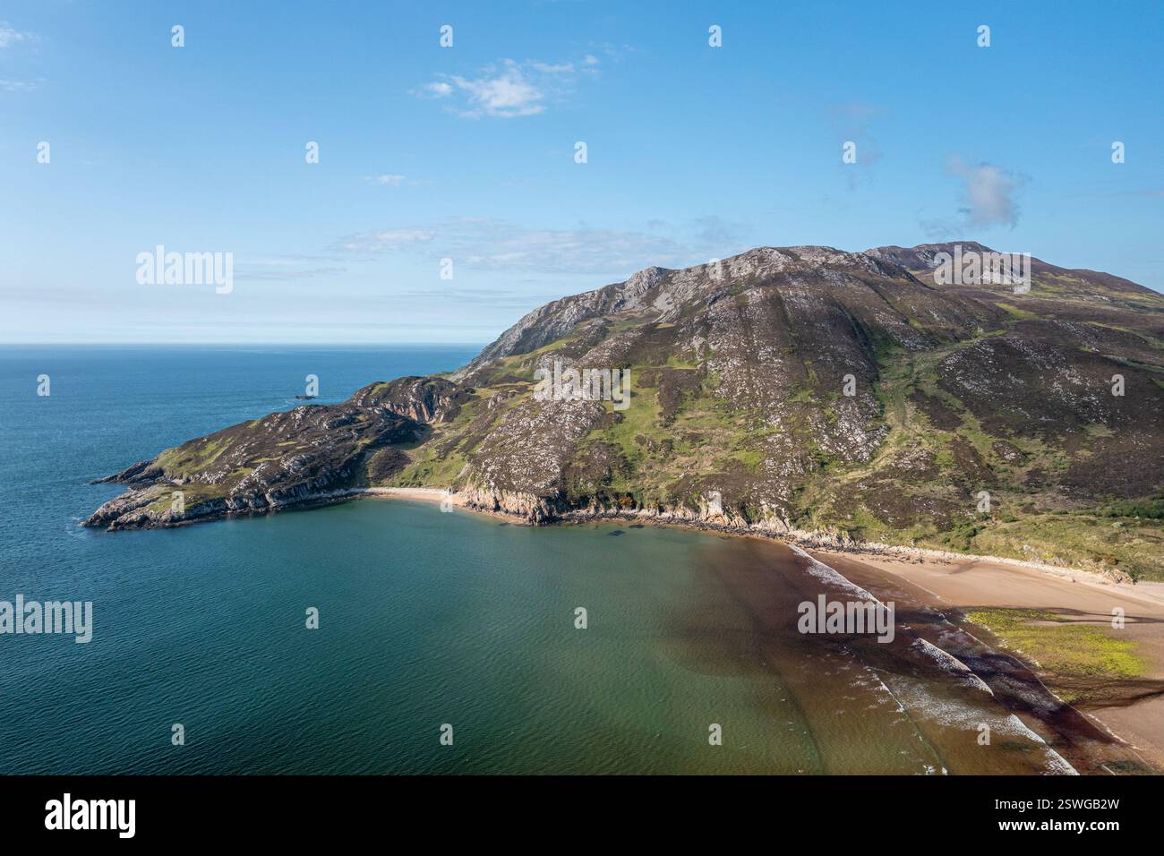 Aerial View of Fort Dunree, Dunree Head, Donegal, Ireland Stock Photo ...