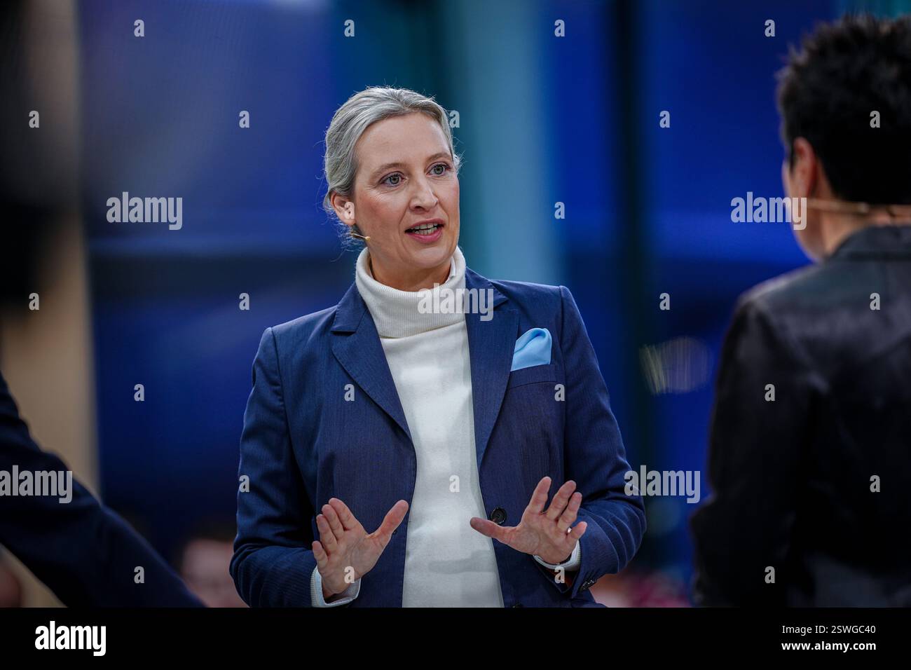 Berlin, Germany. 21st Feb, 2025. Alice Weidel, AfD candidate for ...