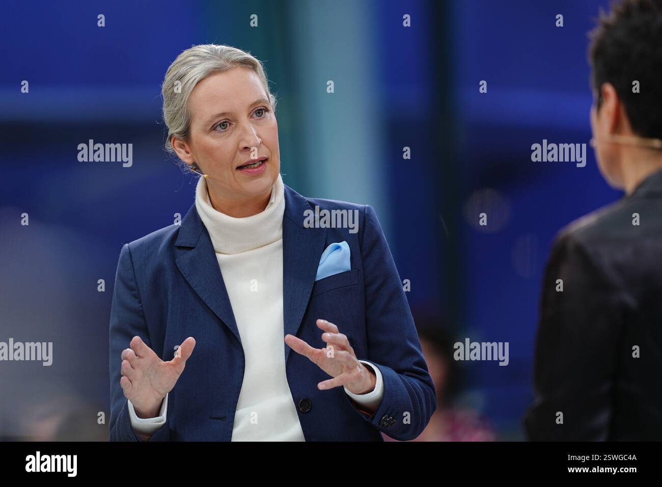 Berlin, Germany. 21st Feb, 2025. Alice Weidel, AfD candidate for ...