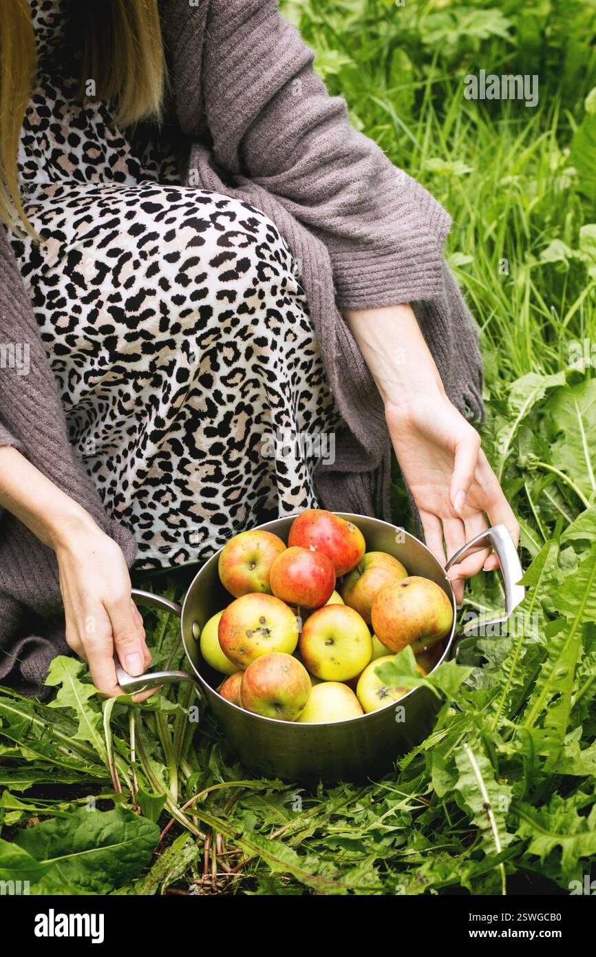 Pan apples hi-res stock photography and images - Alamy