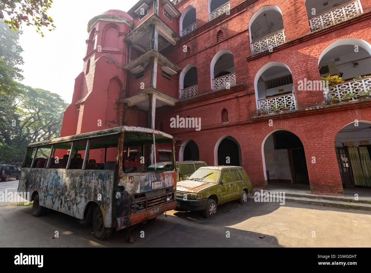Colonial architecture in Chittagong central railway station and railway ...